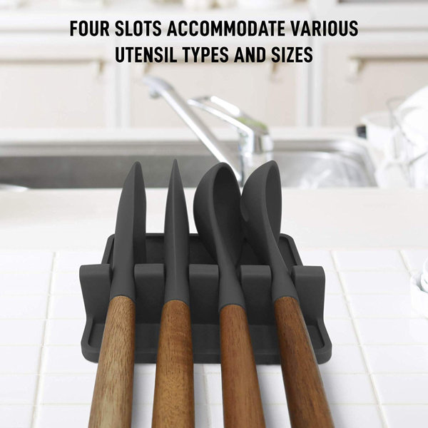 Ebern Designs Plastic Rectangle Spoon Rest & Reviews | Wayfair
