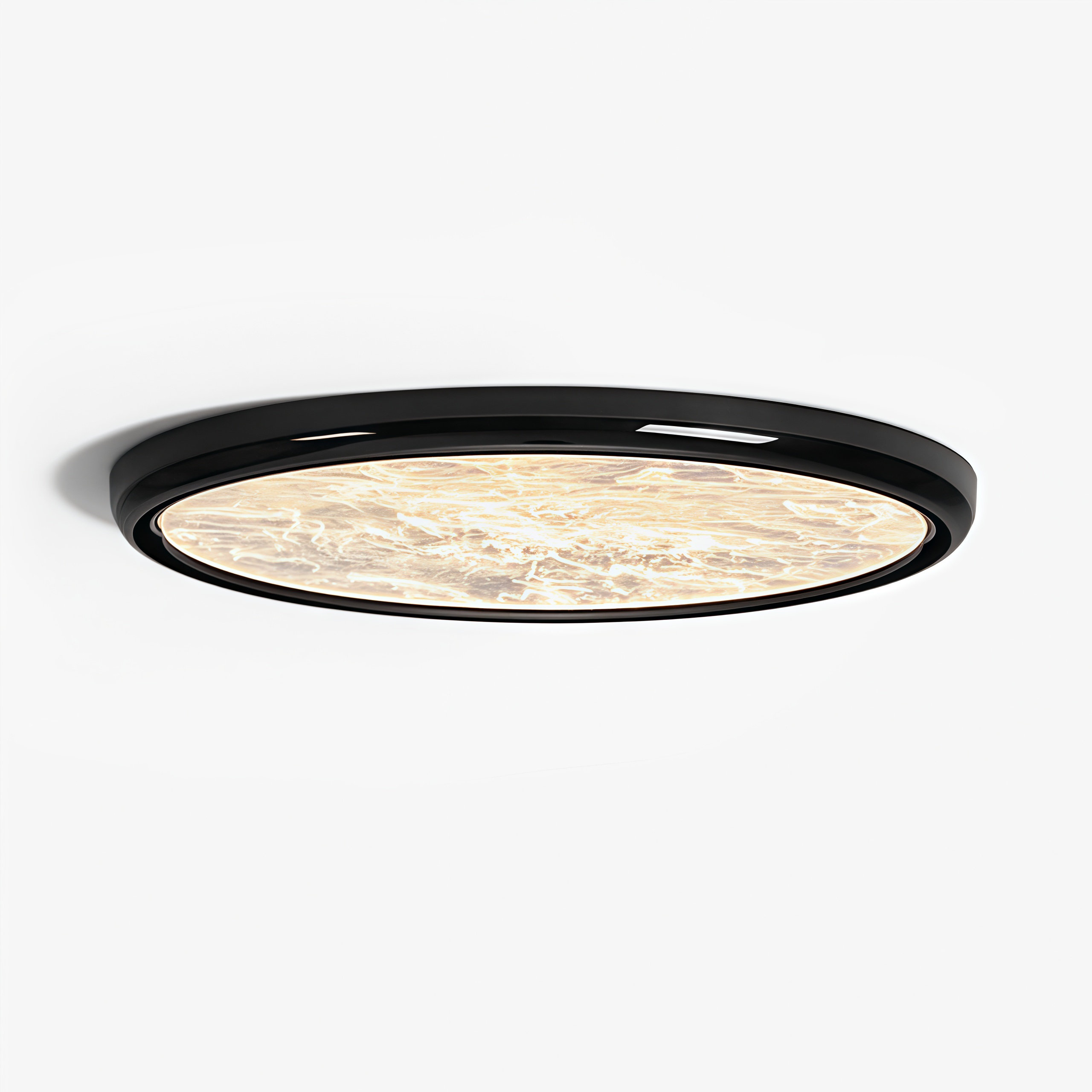 Ivy Bronx Modern LED Round Flush Mount Ceiling Light Cloud - Mist ...