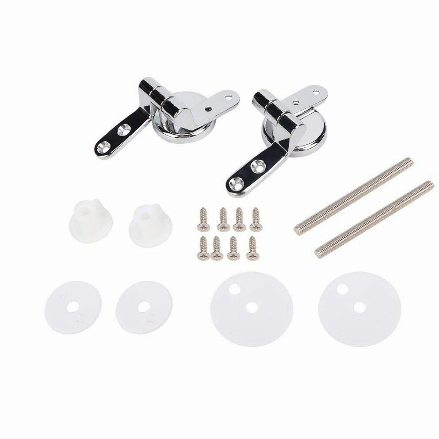 Symple Stuff Universal Lid Hinges Repair Kit - Complete Set with Screws ...