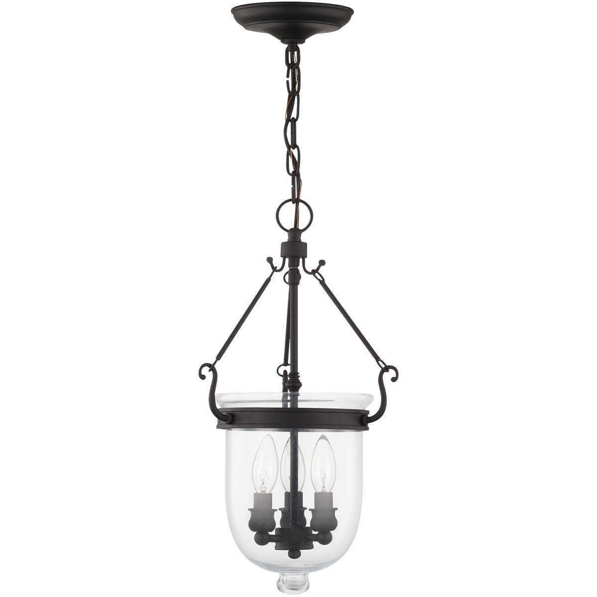 Lighting Lumens 3 Light Chain Lantern with Clear Glass Shade - Wayfair ...