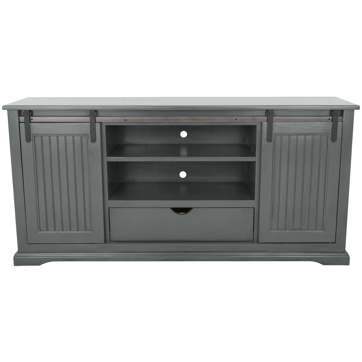 Eagle Furniture Manufacturing 60 inch Coastal Solid Wood Sliding Barn ...