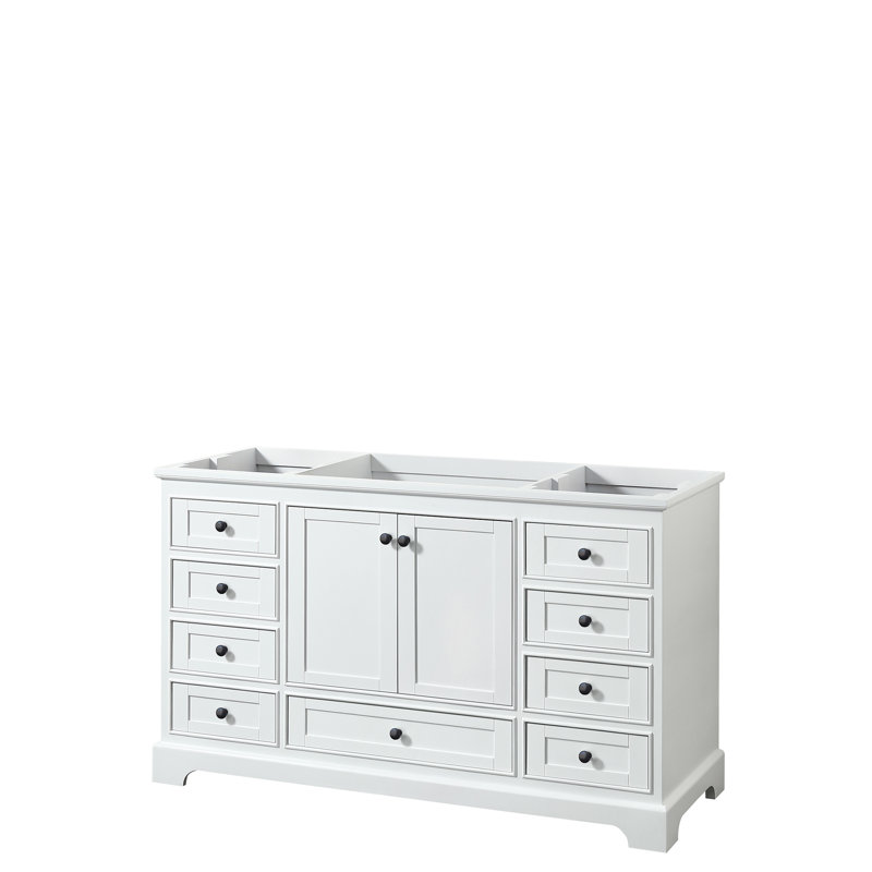 Wyndham Collection Deborah 59" Single Bathroom Vanity Base Only ...
