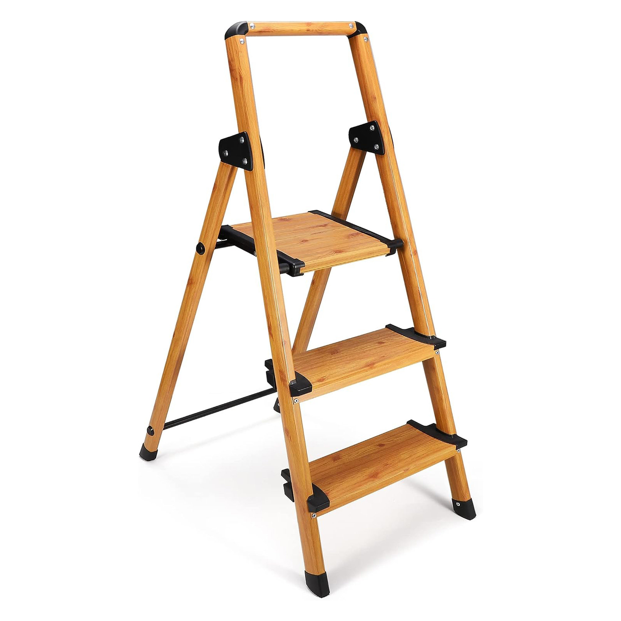 Delxo 3 - Step Steel Lightweight Folding Small Step Ladder & Reviews ...