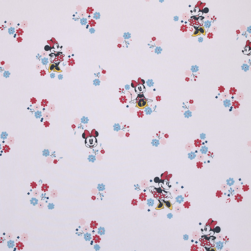 Disney Nojo Disney Minnie Mouse Fitted Mini Crib Sheet | Wayfair