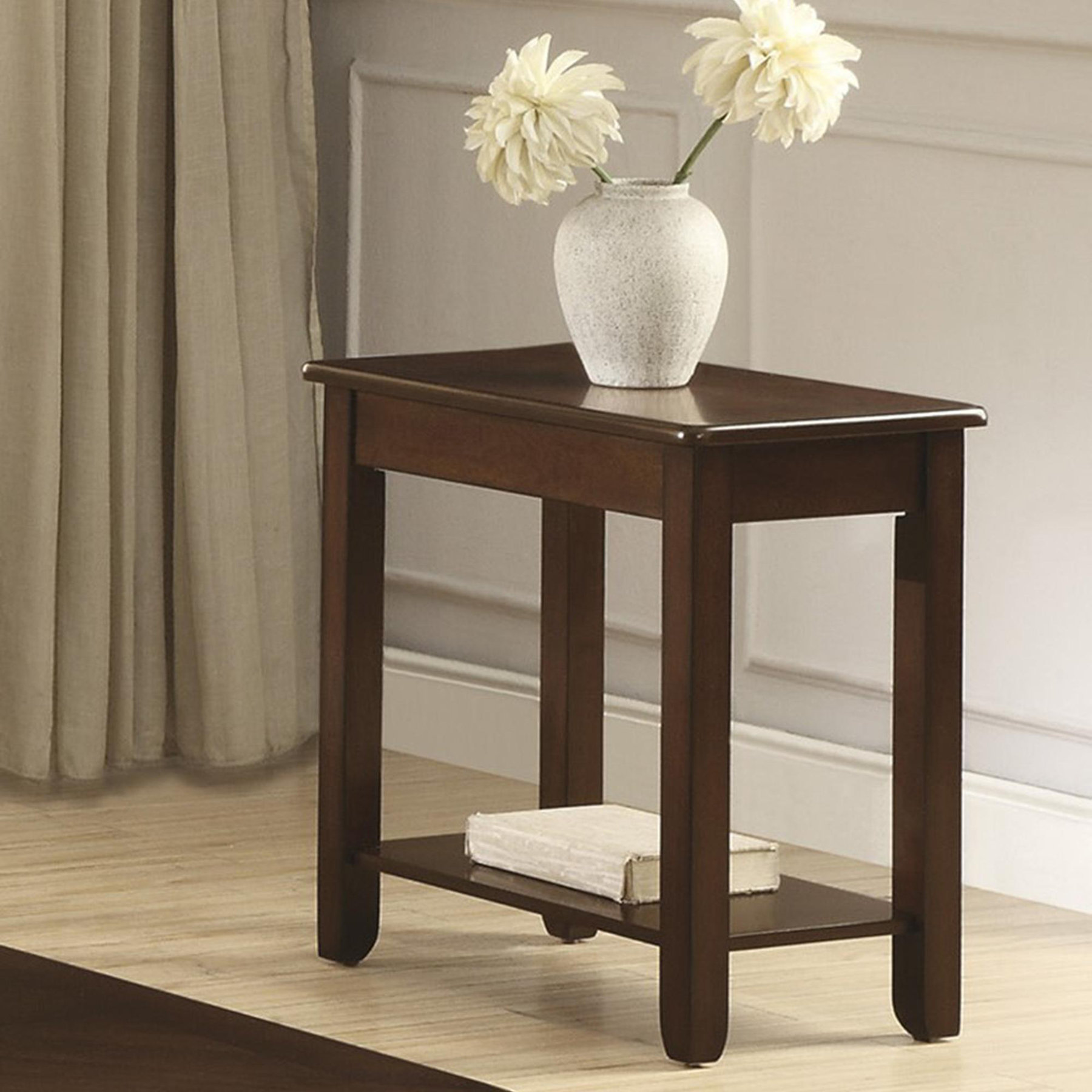 Lark Manor Contemporary Chairside Table with Shelf - Wayfair Canada
