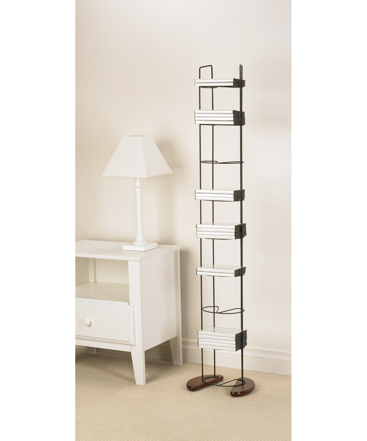 Ebern Designs Multimedia Wire Rack Media Storage & Reviews | Wayfair