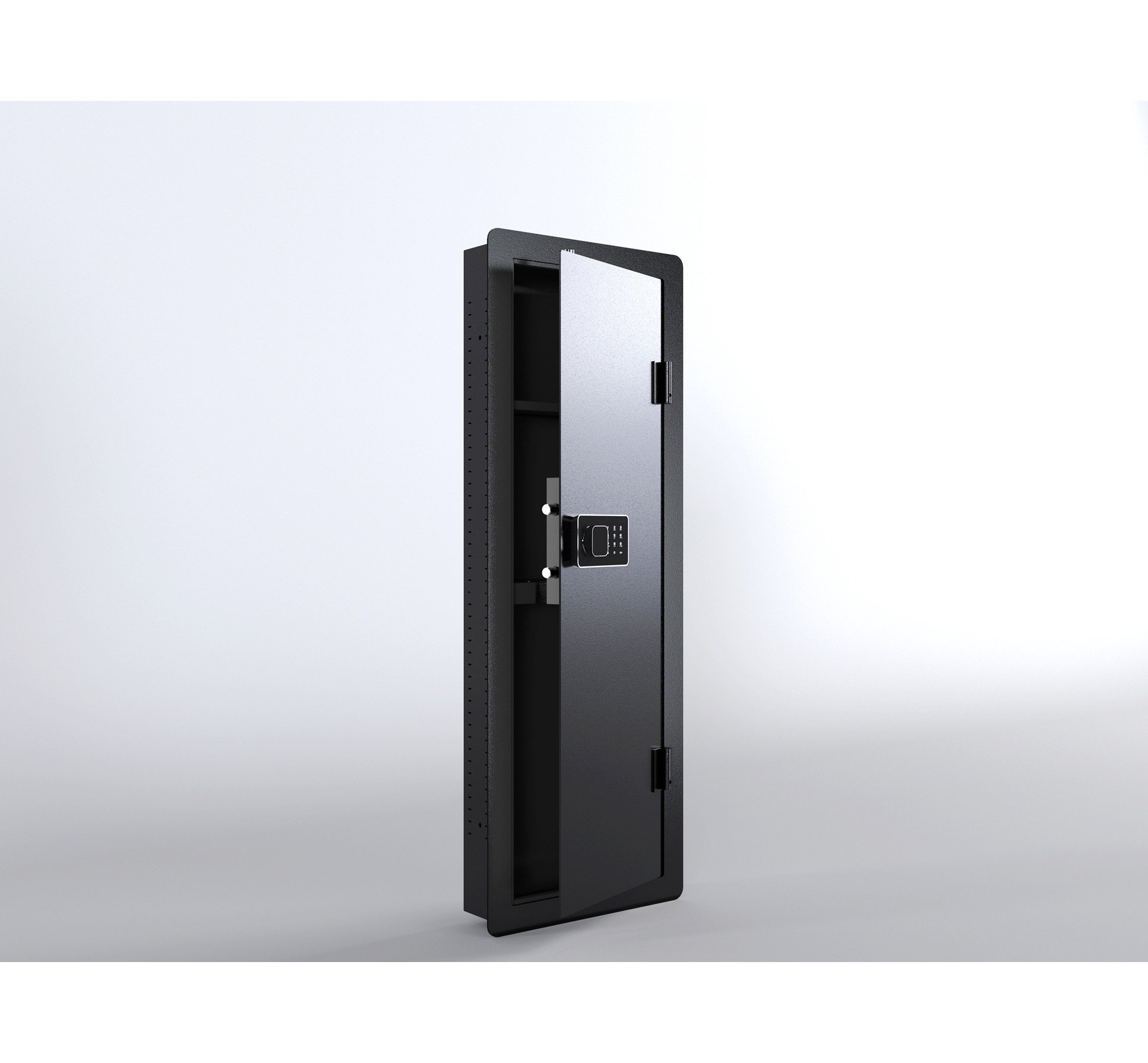 Latitude Run® Wall Gun Safe, Quick-Access Rifle Safe With Removable ...