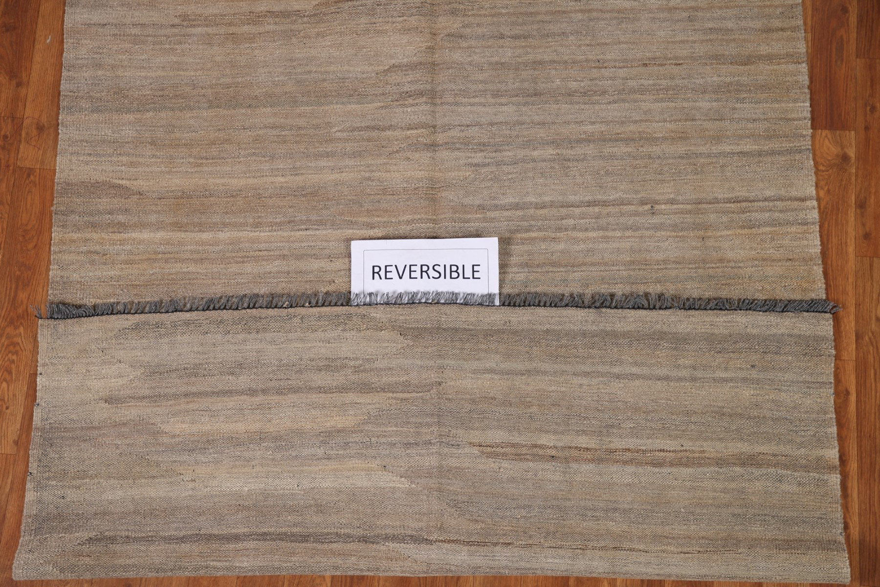 Dakota Fields Earth Tone Kilim Modern Wool Area Rug 5x6 | Wayfair