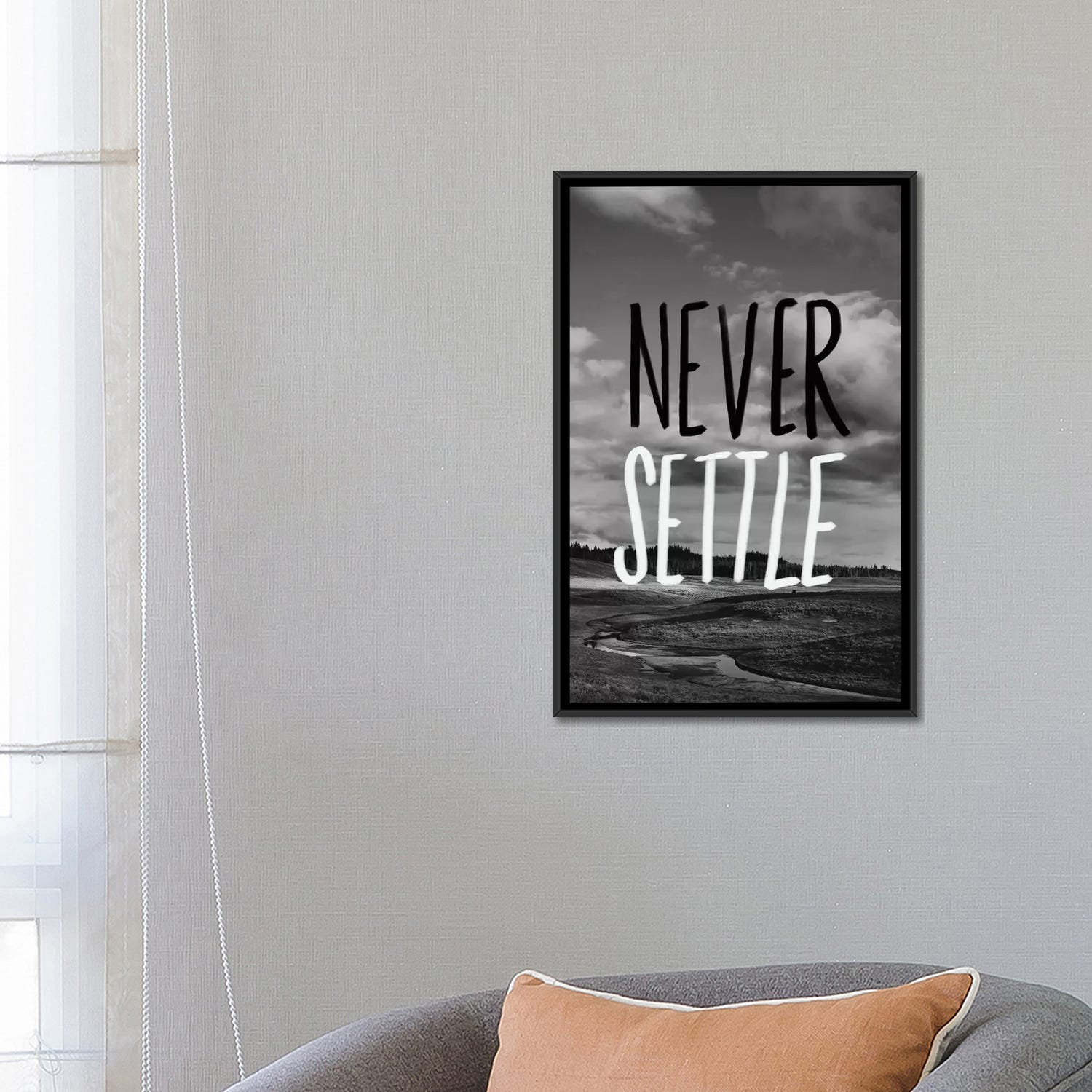 Trinx Never Settle by Leah Flores - Print - Wayfair Canada