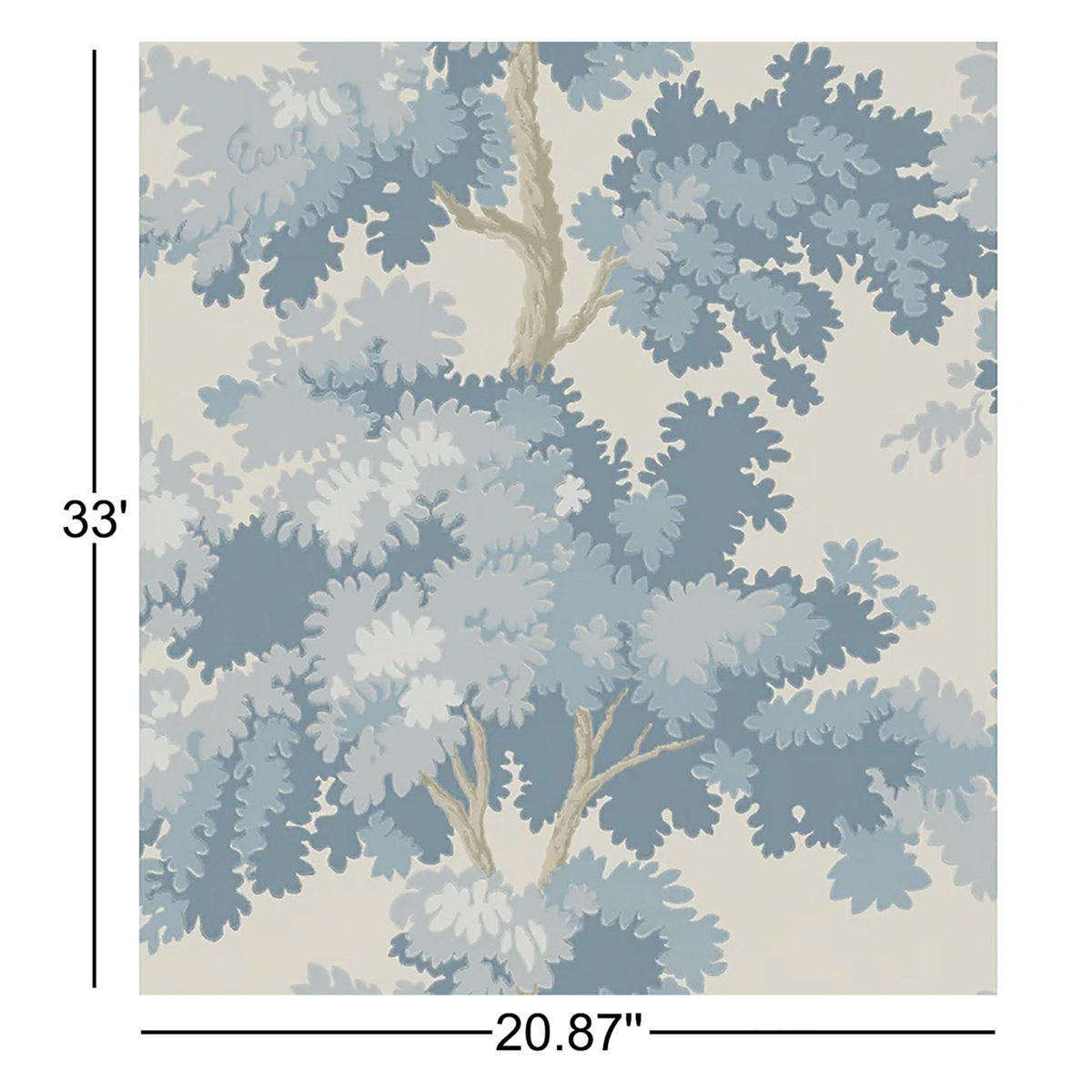 The House of Scalamandre Raphael 33' L x 20.87" W Wallpaper Roll ...