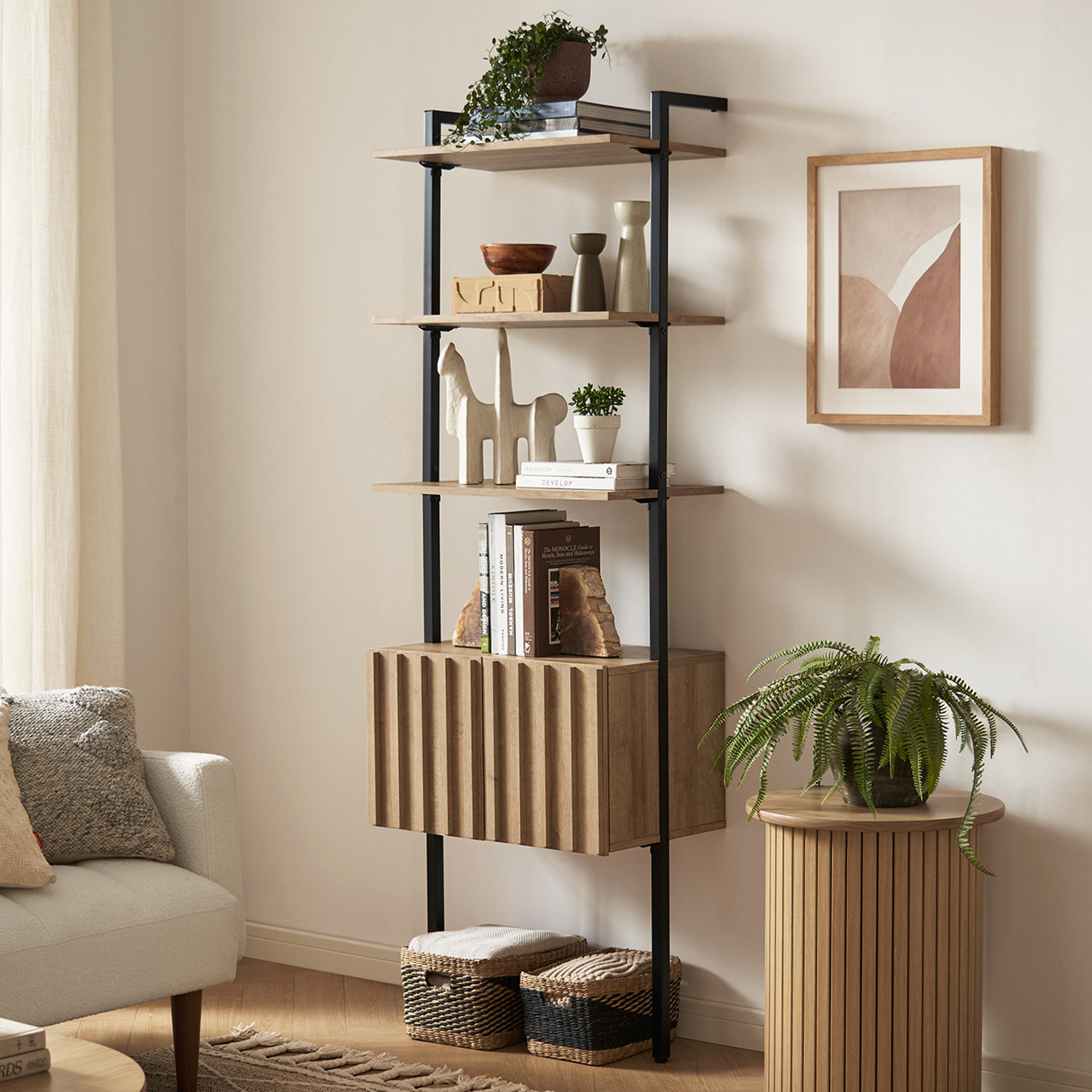 17 Stories Edikan Ladder Bookcase & Reviews | Wayfair