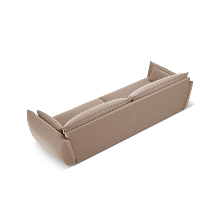 Brayden Studio Alexsa 248Cm Round Arm Sofa | Wayfair.co.uk
