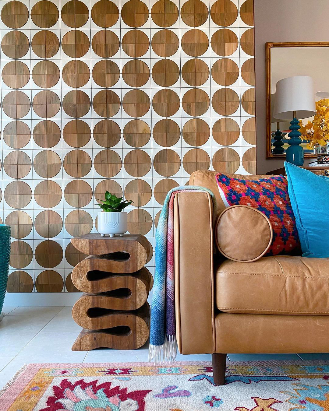 IndoTeak Design Twister Tile | Wayfair