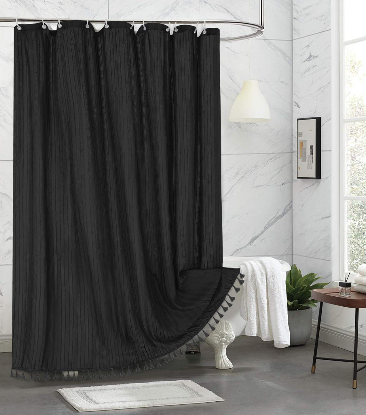 Dakota Fields Chidunelo Solid Color Shower Curtain | Wayfair