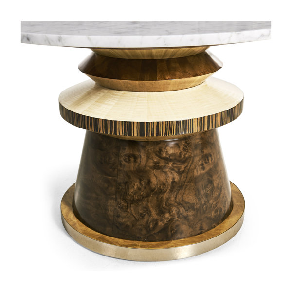 Jonathan Charles Fine Furniture Rook Pedestal Coffee Table | Perigold