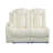 Latitude Run® Milano Power Off-White Breathable Leather Sectional ...