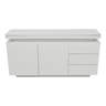Metro Lane Sideboard With Led, 2 Doors And 3 Drawers White | Wayfair.co.uk