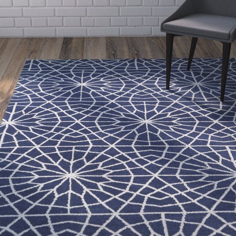 Wrought Studio Sandstrom Denim Area Rug & Reviews | Wayfair