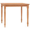VidaXL Batavia Table Dining Table Wooden Dining Room Table Solid Teak ...