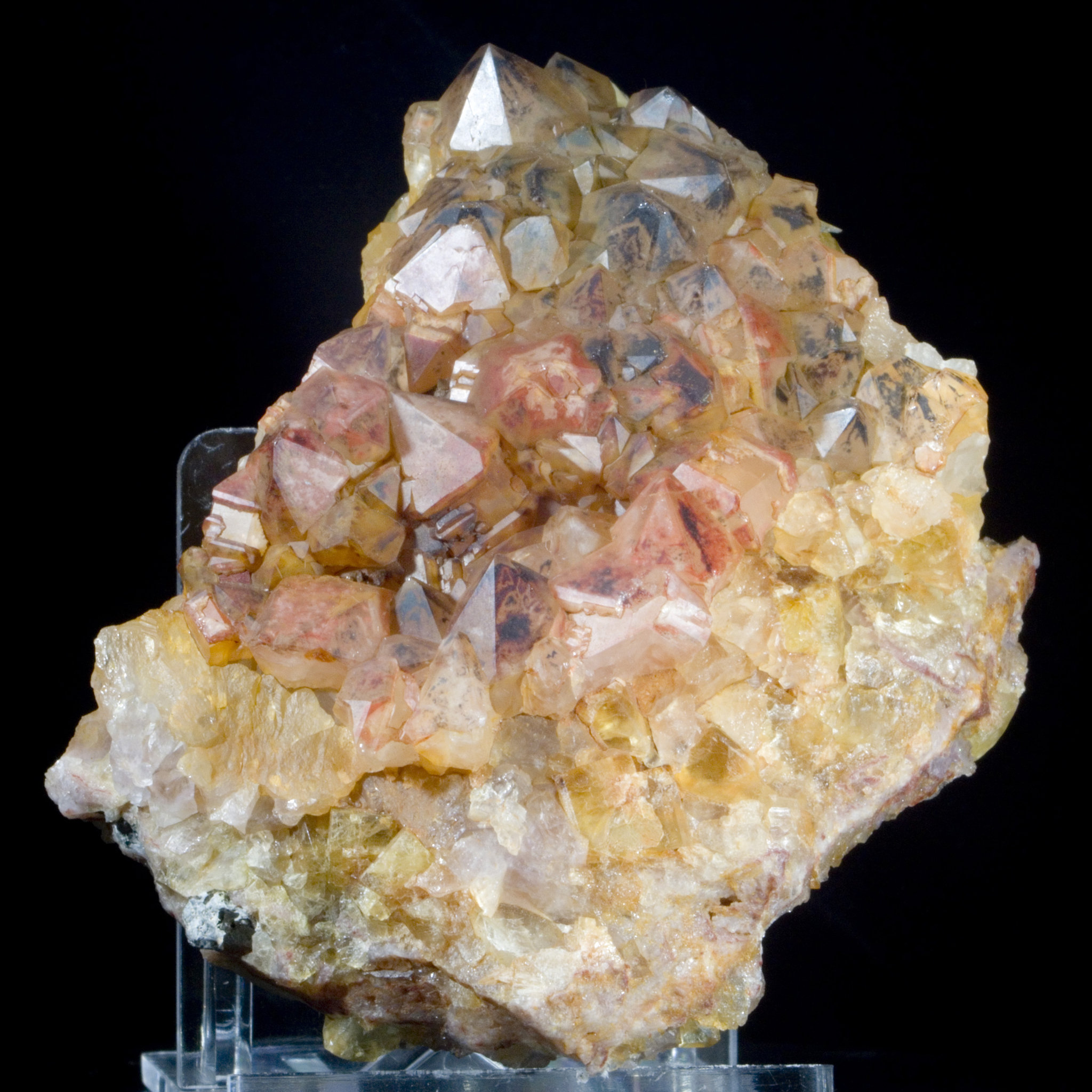 Dakota Fields Hematite and Goethite Included Quartz on Fluorite - Sidi ...