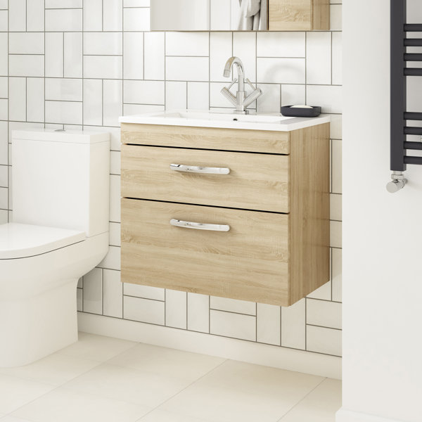 17 Stories Caillen 510mm Wall Mount Vanity Unit & Reviews | Wayfair.co.uk