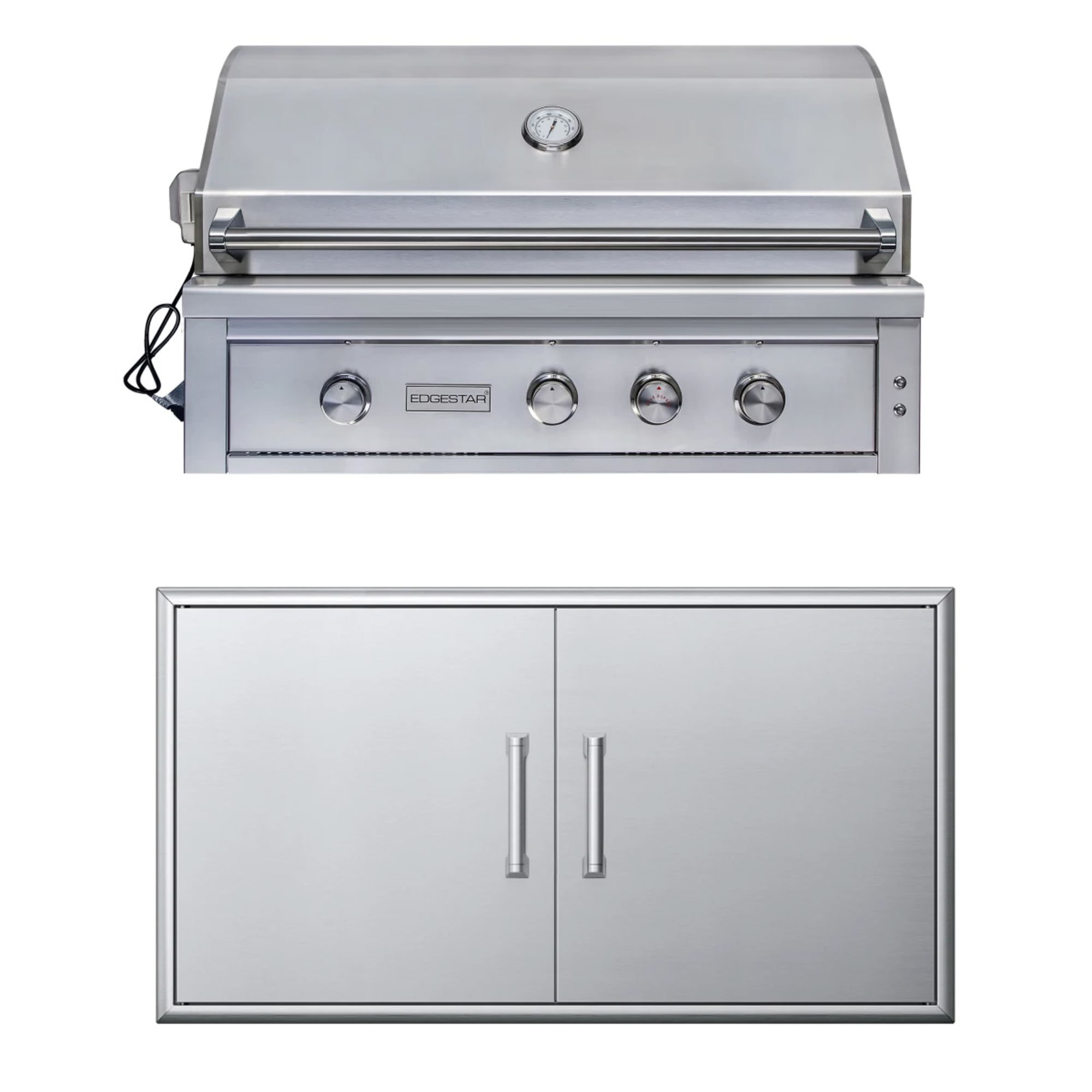 EdgeStar 4 - Burner Built-In Natural Gas Gas Grill with Cabinet | Wayfair