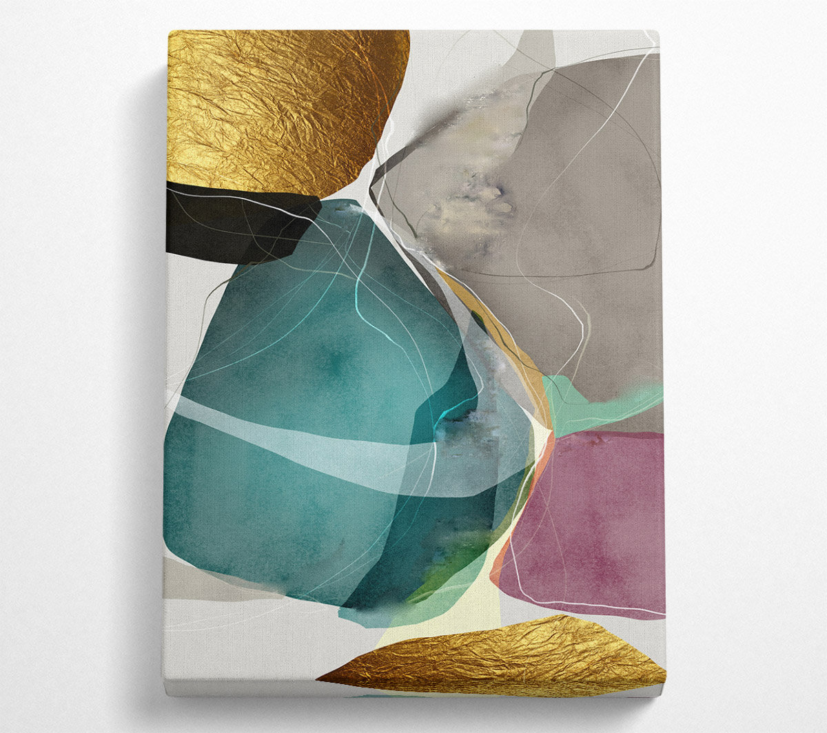 Metro Lane Colour Tiles - No Frame Art Prints on Canvas | Wayfair.co.uk