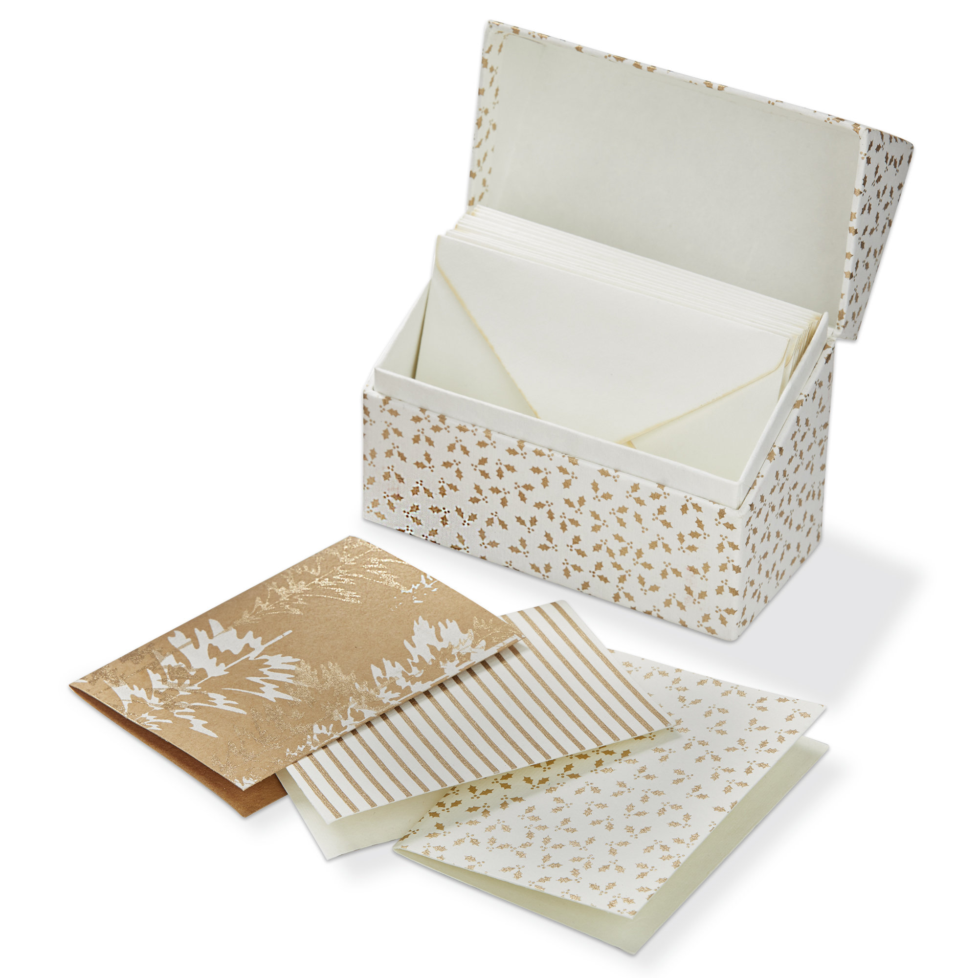 The Holiday Aisle® Winter Wnderlnd Note Cards W/Box | Wayfair