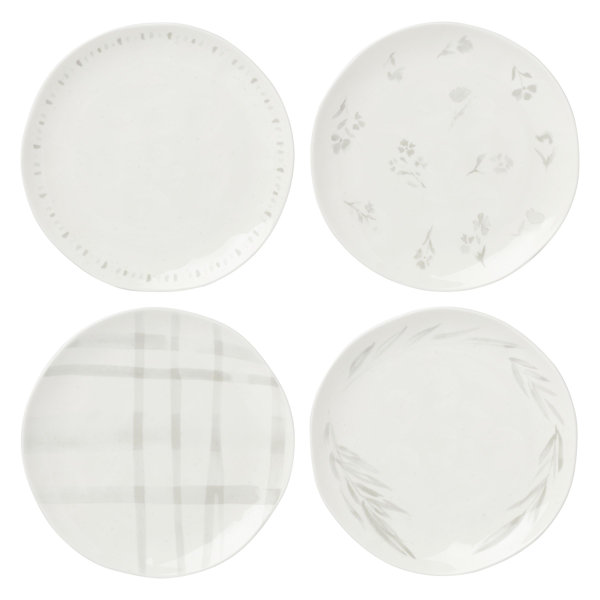 Oyster Bay Accent Plates, Set of 4 | Birch Lane