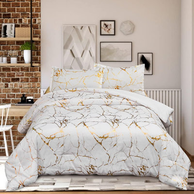 white marble bedding