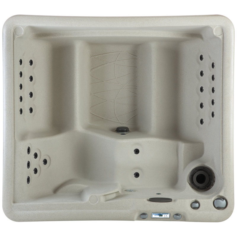 Lifesmart Spas LS350DX 110 Volt 5-Person 28-Jet Rectangle Plug and Play ...