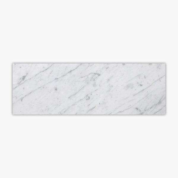Calacatta Tile 4" x 12" Marble Wall & Floor Tile | Wayfair