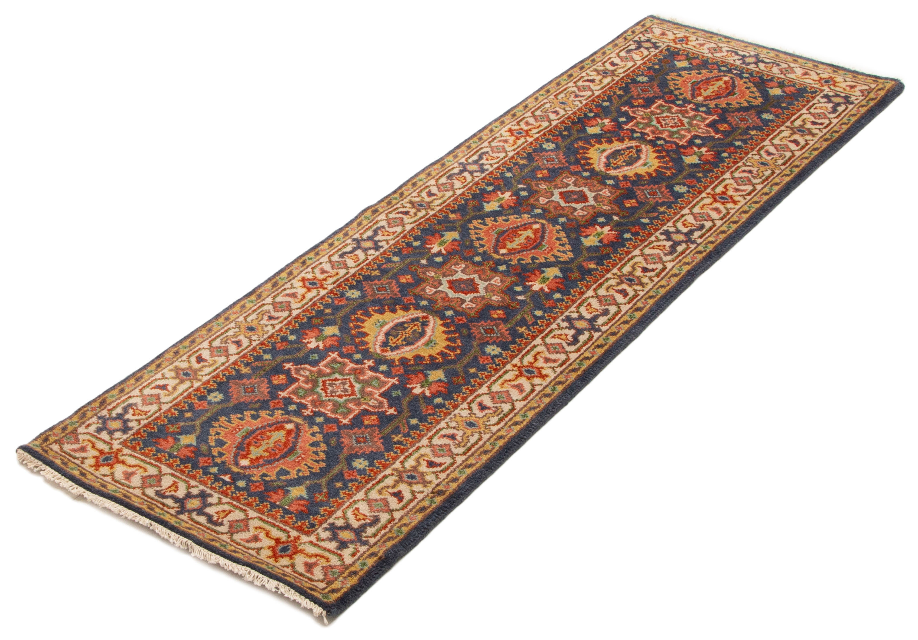 Bloomsbury Market Serapi Heritage Dark Navy Rug 2'7" x 8'0" | Wayfair