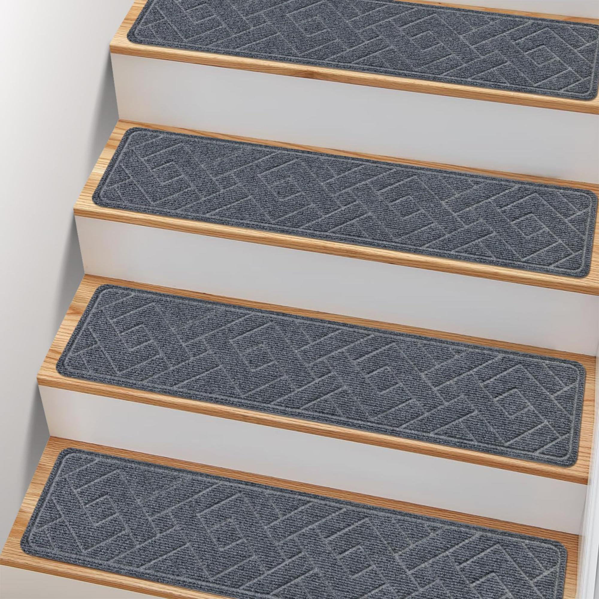Latitude Run® Non Slip Stair Treads For Wooden Steps Stairs Carpet ...