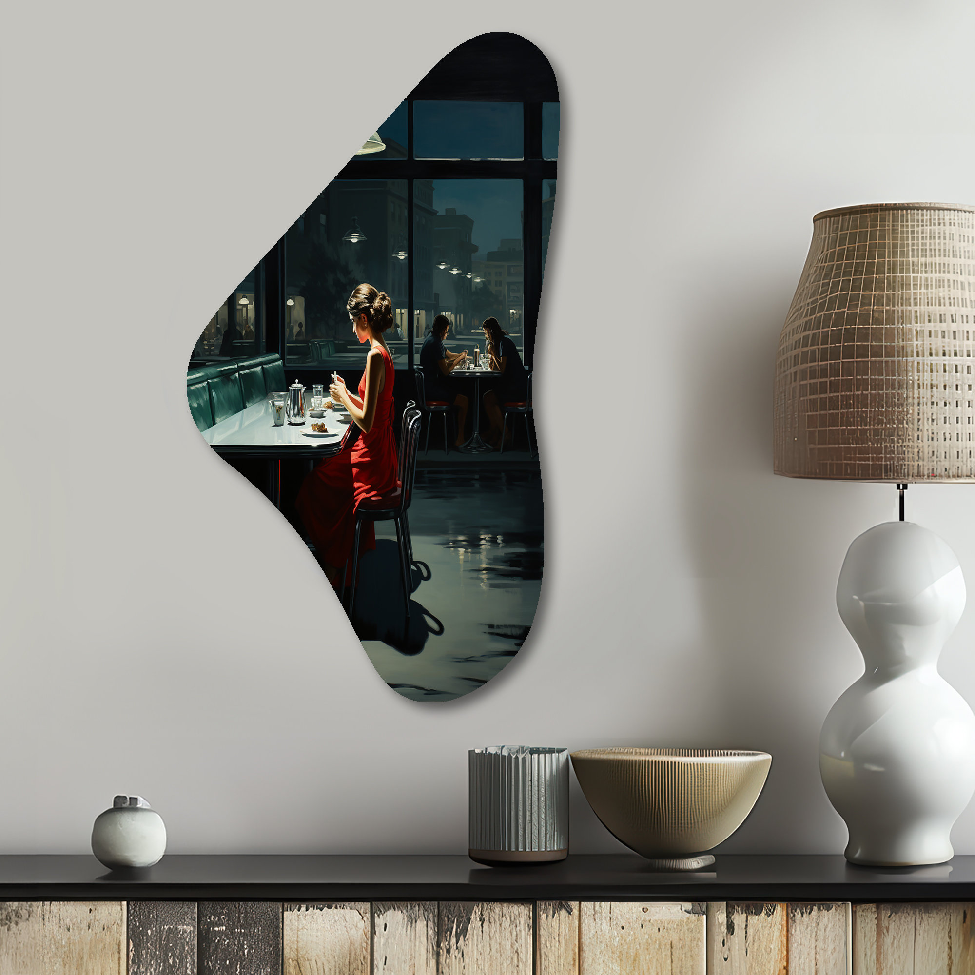 Brayden Studio Masterpiece Nighthawks By Edward V - Masterpiece ...