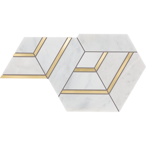 Daltile 14" x 14" Natural Stone Mosaic Wall Tile | Wayfair