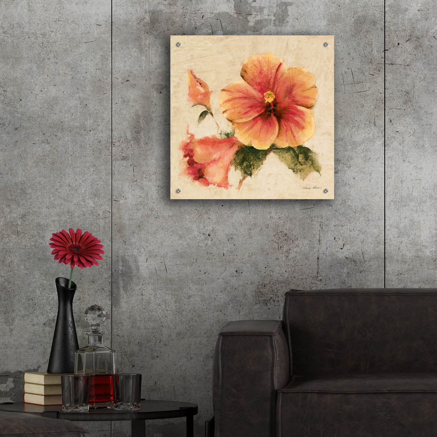 Winston Porter 'Bright Tropics 1' by Cheri Blum Acrylic Glass Wall Art ...