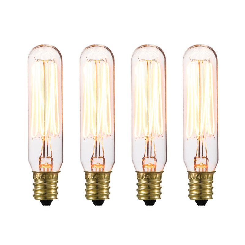 Birch Lane™ Marshall 40 Watt, T6 Incandescent Dimmable Light Bulb, Warm ...