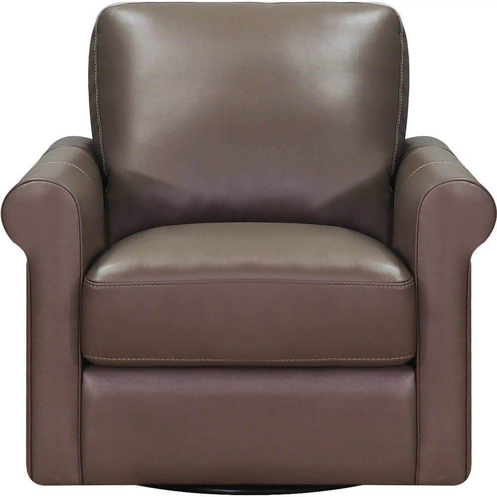 Hokku Designs Mayoworth Top Grain Leather Swivel Chair - Wayfair Canada