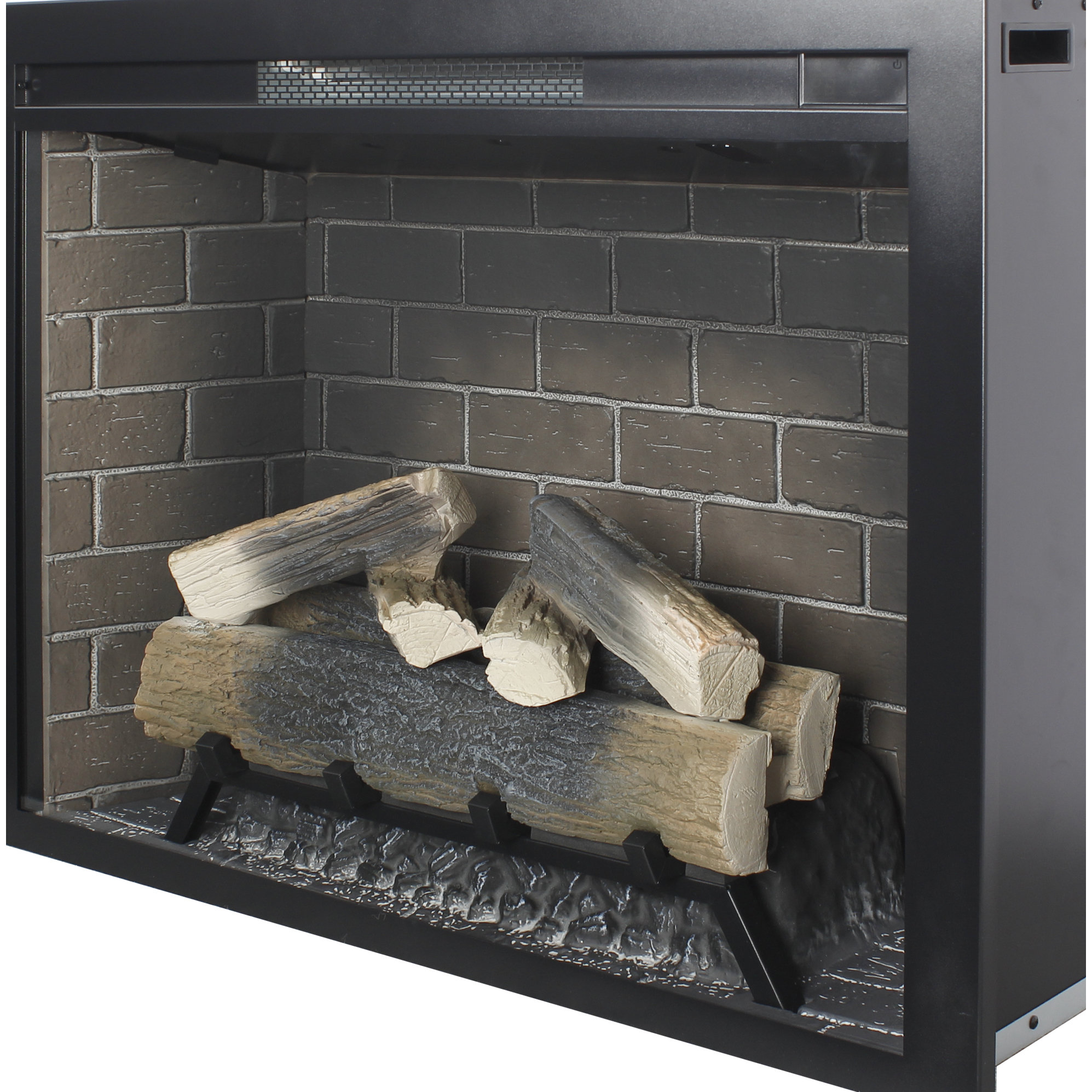 One Allium Way® Electric Fireplace 33 Inch Insert: Smokeless Firebox ...