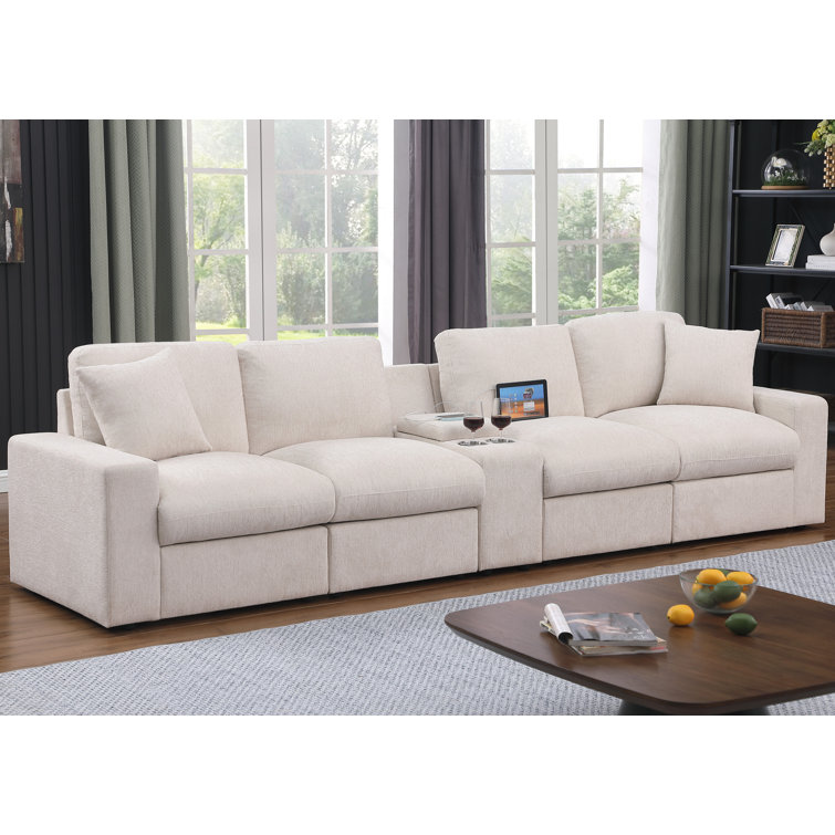 Latitude Run® Modular Sofa With 4 Seater | Wayfair