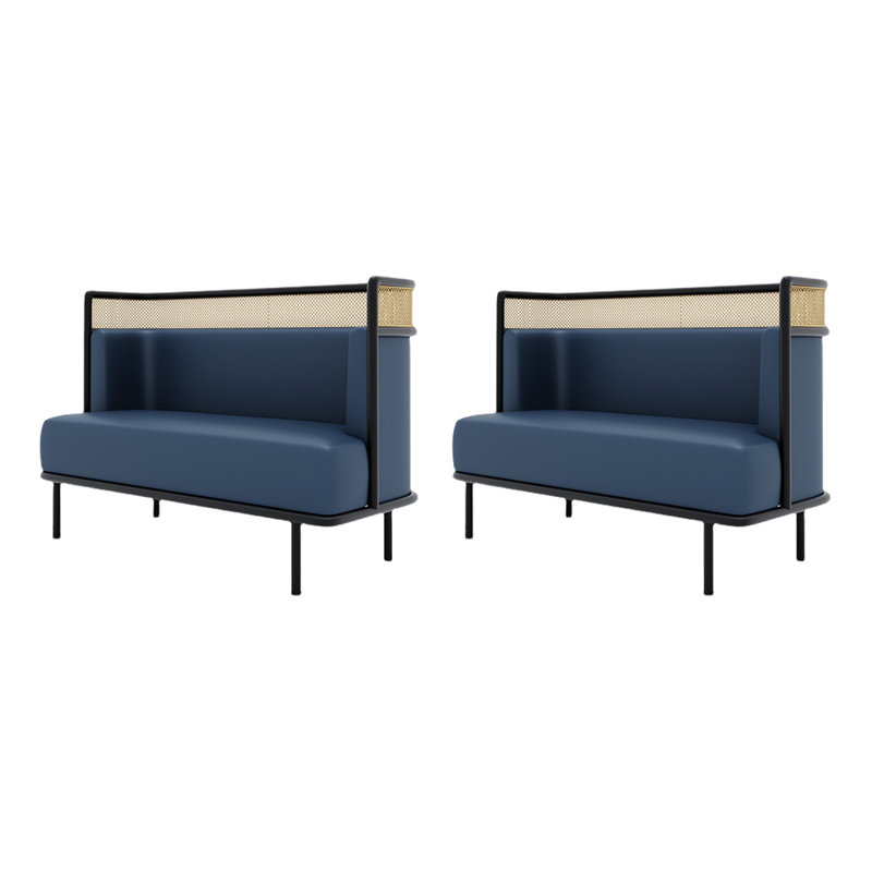 Visual card holder Modern Leisure Restaurant Upholstered Benches. Faux ...