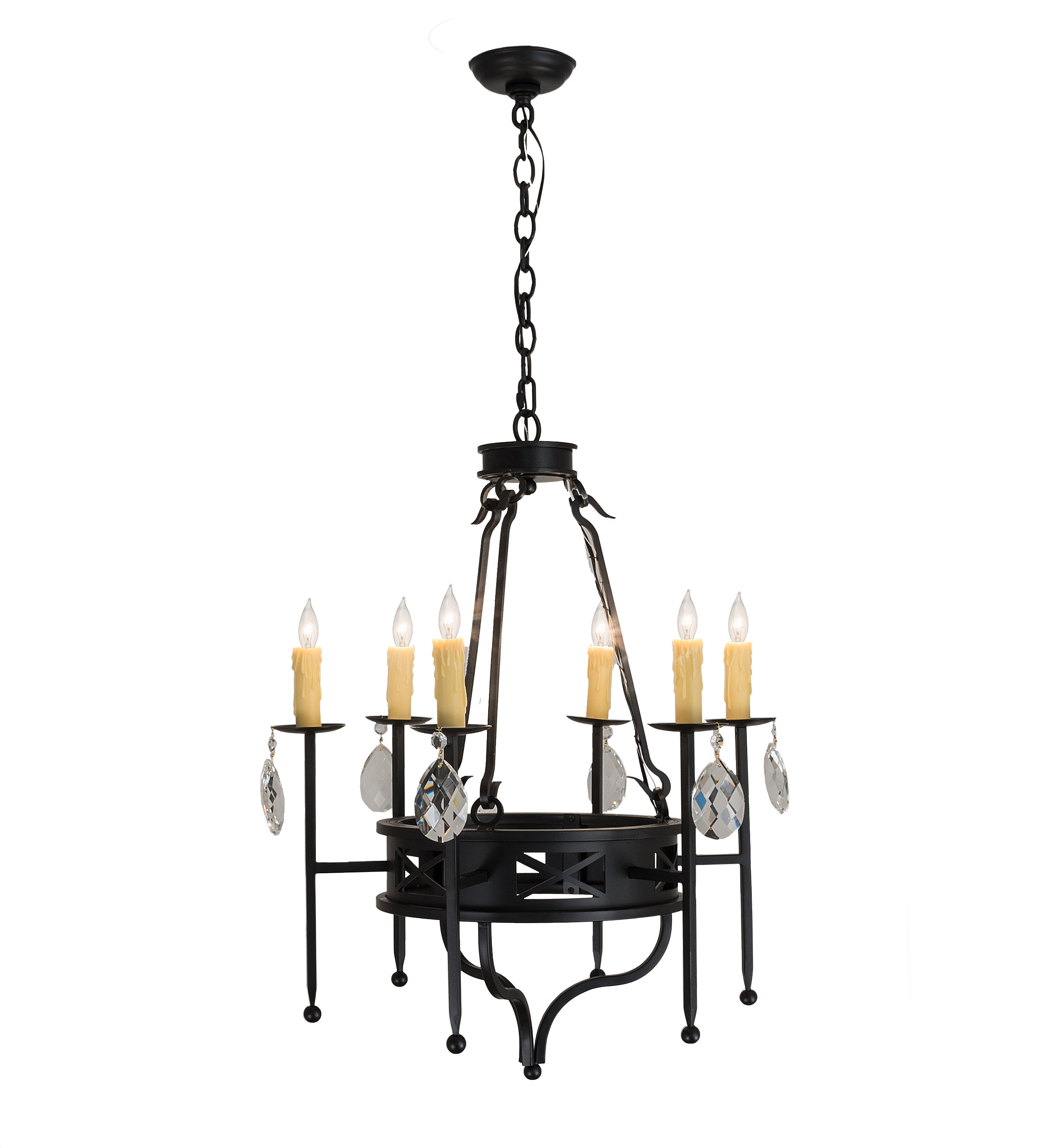 2nd Ave Lighting Gina 6 - Light Geometric Chandelier | Perigold