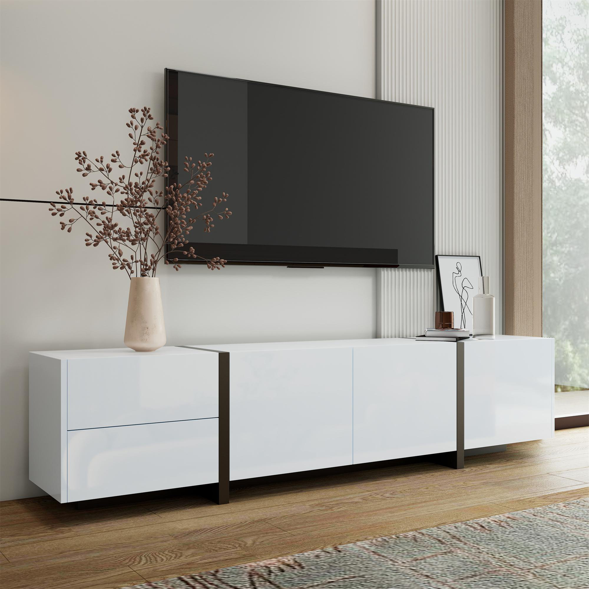 Latitude Run Tv Stand With 4 Doors And 1 Drawer | Wayfair.co.uk
