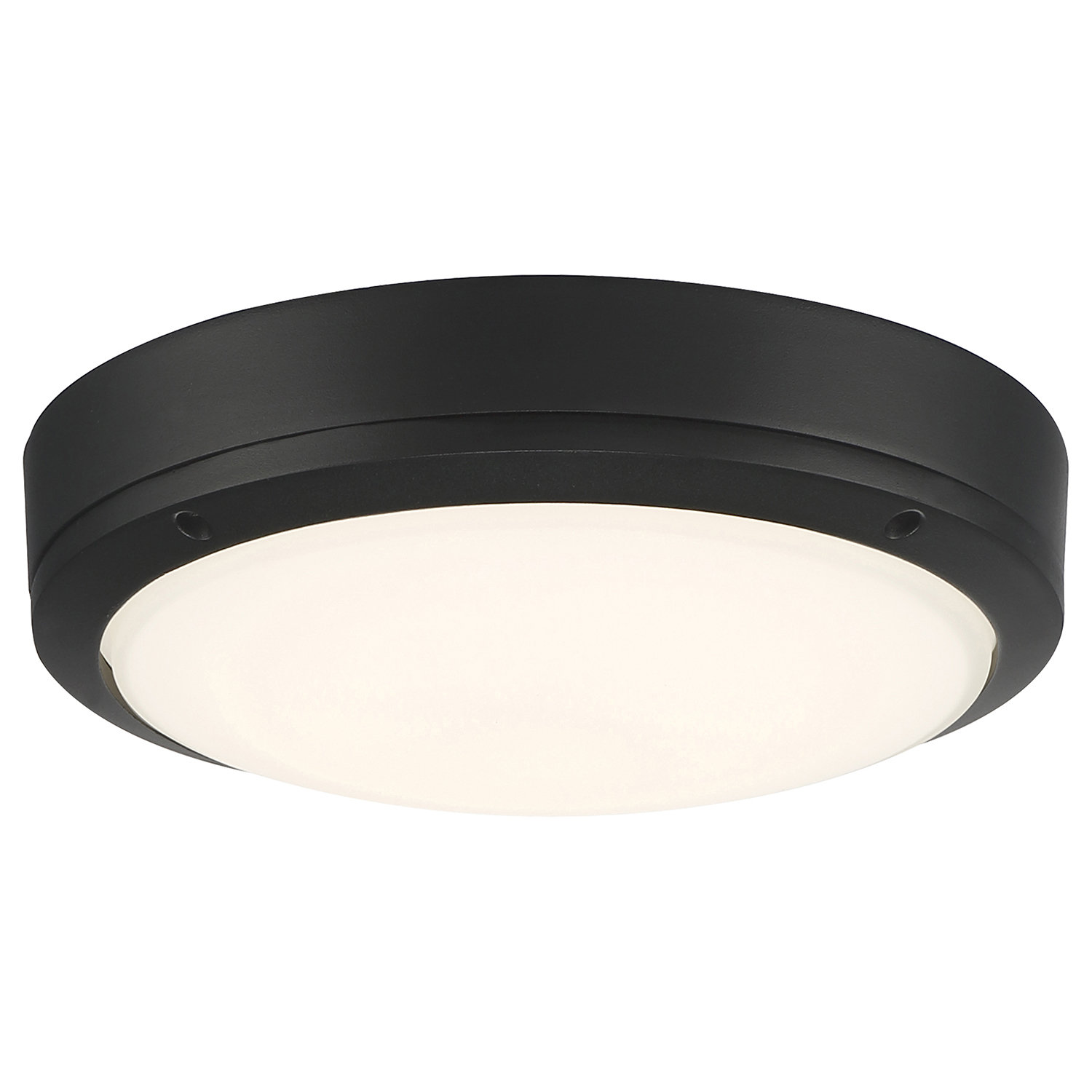 Access Lighting Rockaway Dual Voltage Outdoor LED Flush Mount - Satin ...