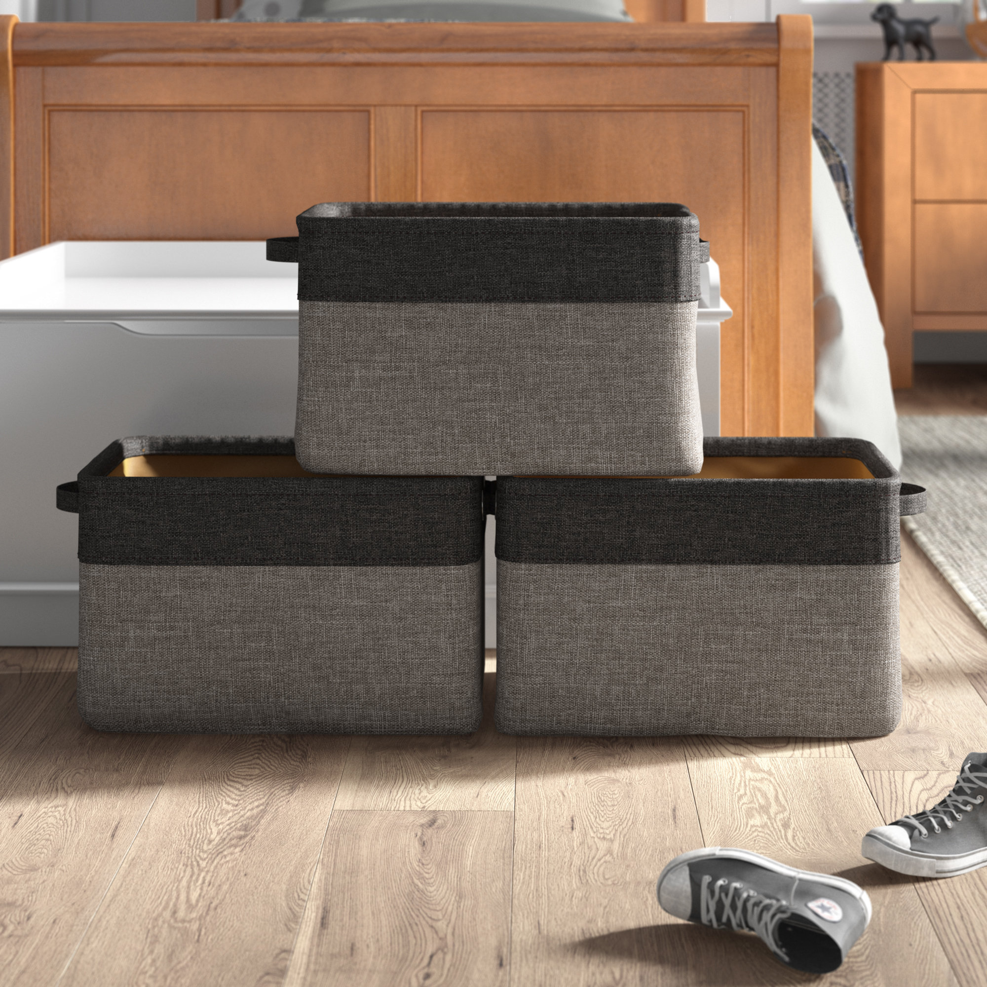 Sorbus Fabric Cubby Organizer with Handles & Reviews | Wayfair