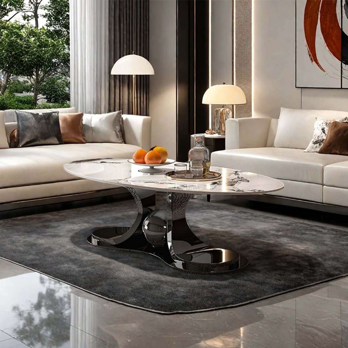 AWORET Simple oval rock table | Wayfair