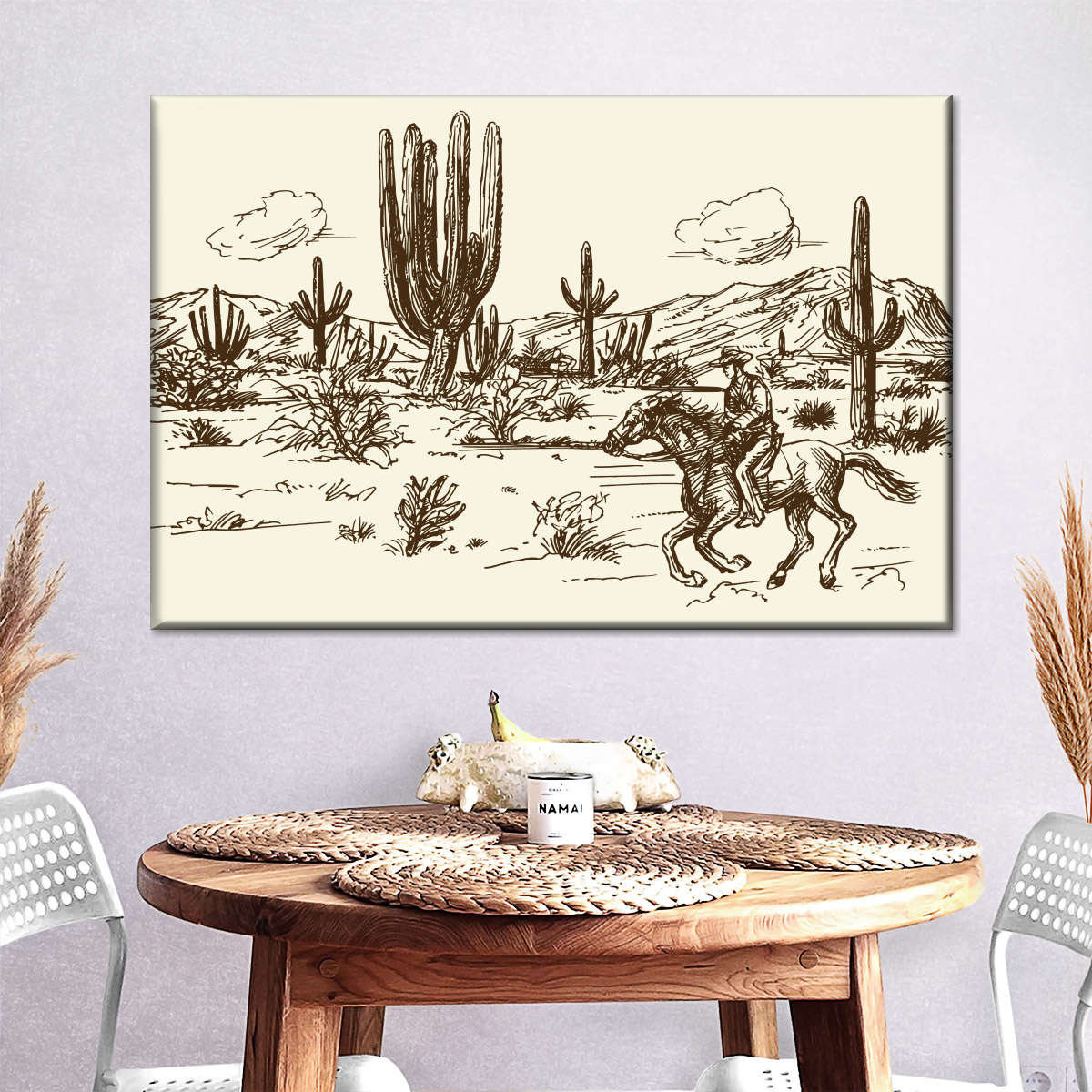 Union Rustic Vintage Western Canvas Print On Canvas Print | Wayfair