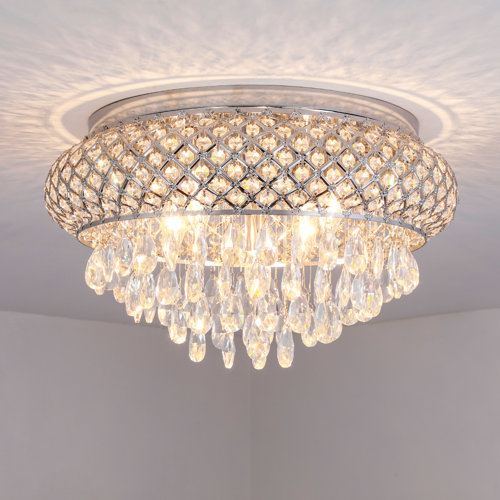 Crystal Ceiling Lights You'll Love | Wayfair