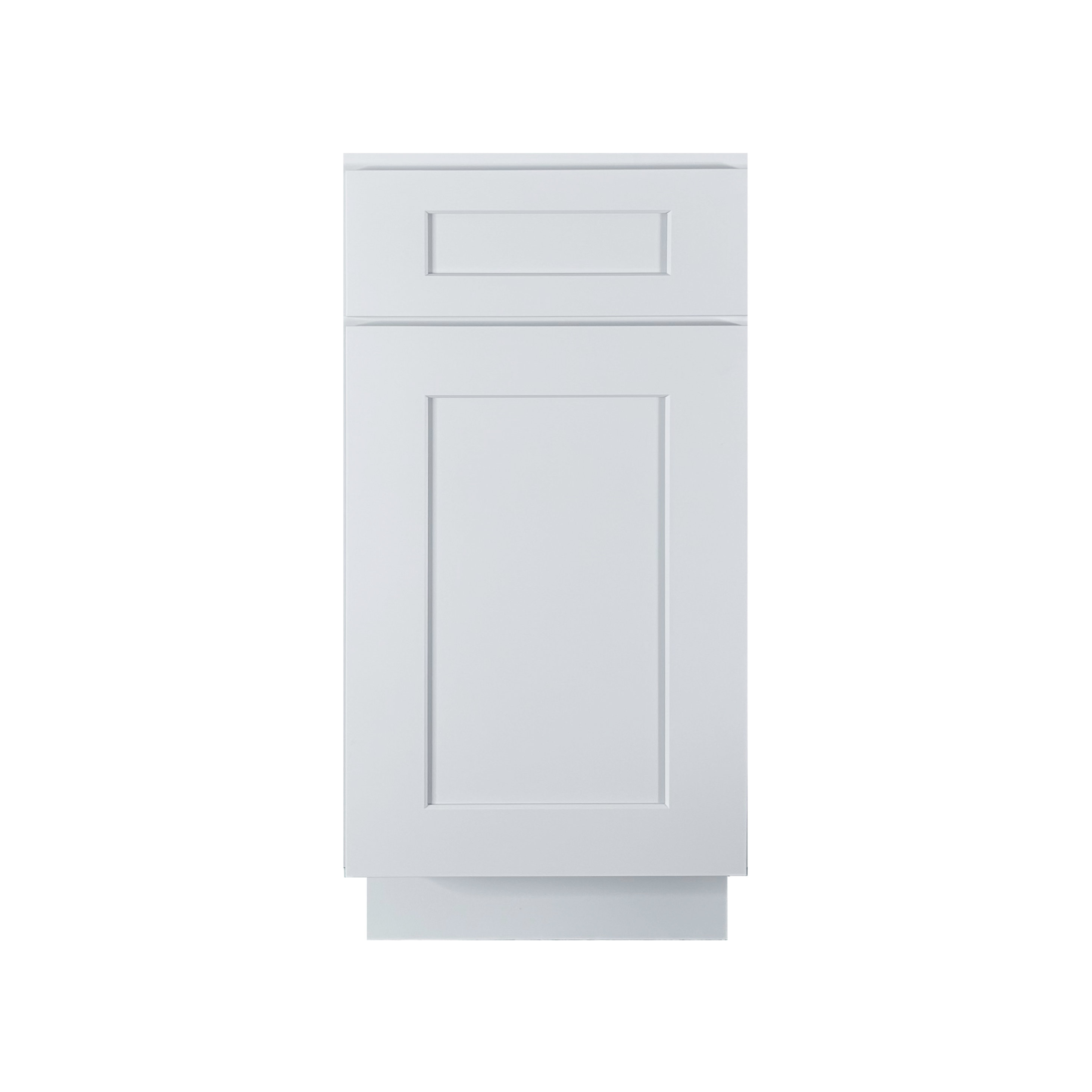 L&C Cabinetry 18 Inch Kitchen Base Cabinet - Shaker Style | Wayfair